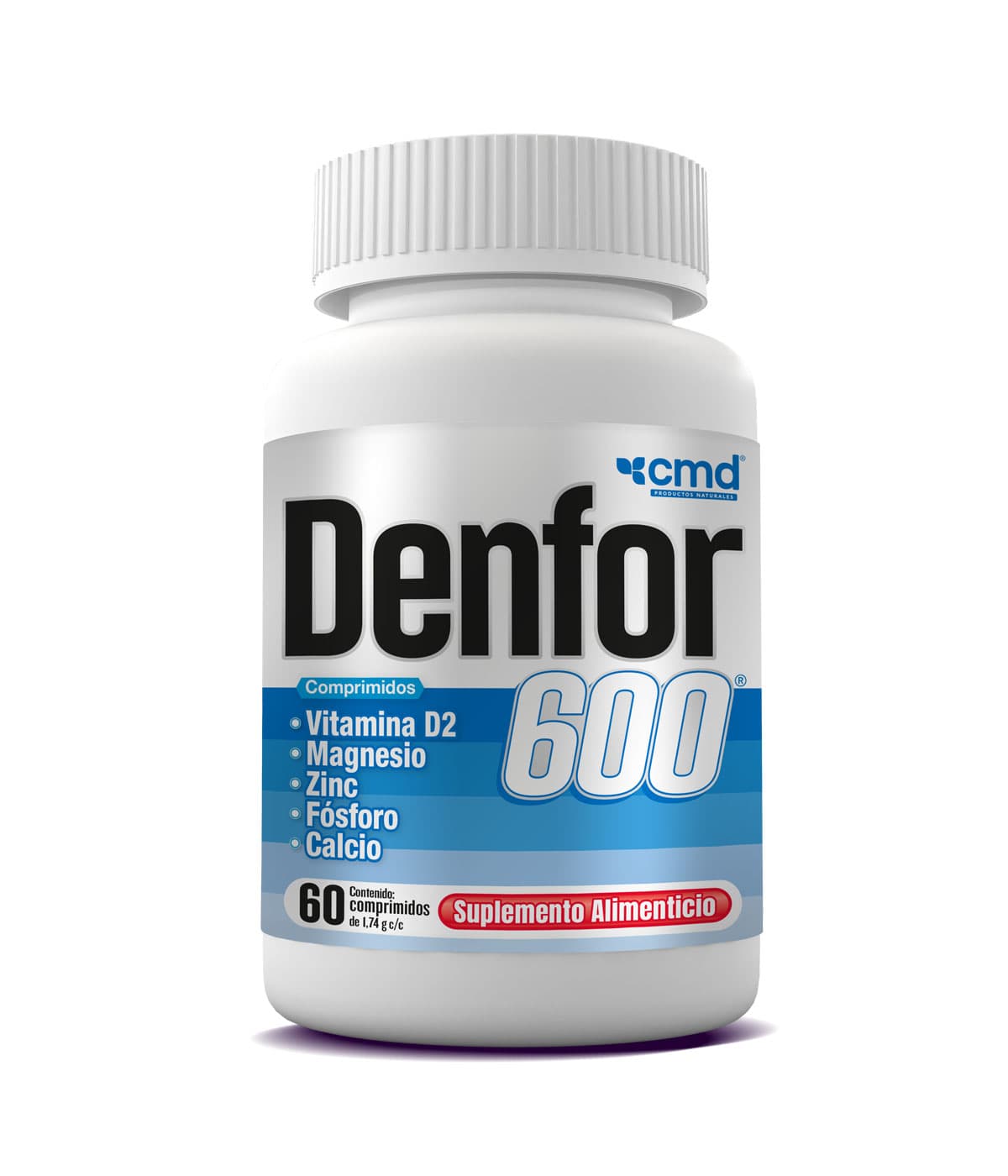 Denfor 600: vitamina D2, magnesio, zinc, fósforo,y calciok – Biofarma