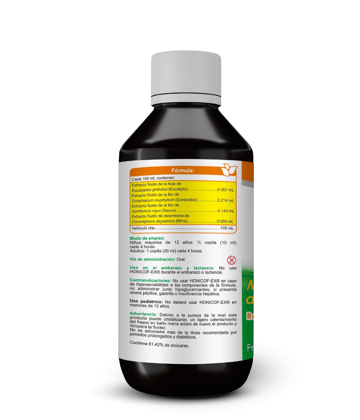 HONICOF-EX | Mezcla de Plantas | Jarabe con 240 ml. – Biofarma