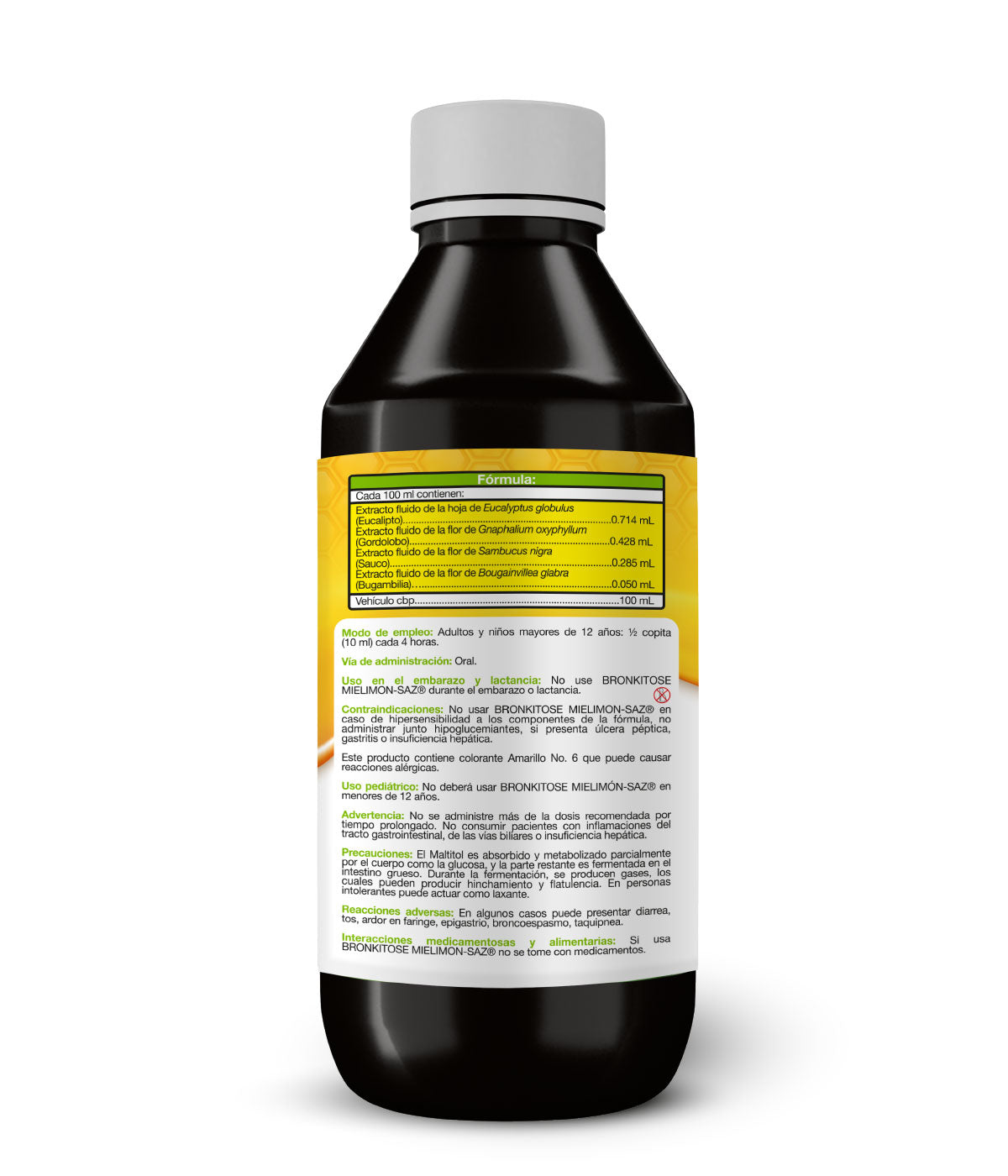 Bronkitose mielimon para síntomas de resfriado común – Biofarma